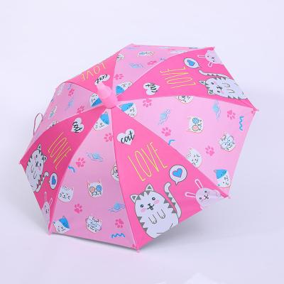 Cina Design minimalista stile ombrello per bambini logo personalizzato attrezzatura da pioggia per ragazzi ragazze in vendita