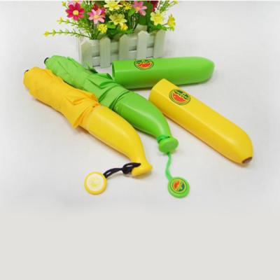 Cina Controllo manuale Banana Umbrella per bambini Cute Cloud Design e cornice in lega durevole in vendita