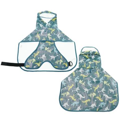 Cina Poncho stile impermeabile riflettente impermeabile per cani con apertura dell'imbracatura e tasca del sacchetto di cacca in vendita