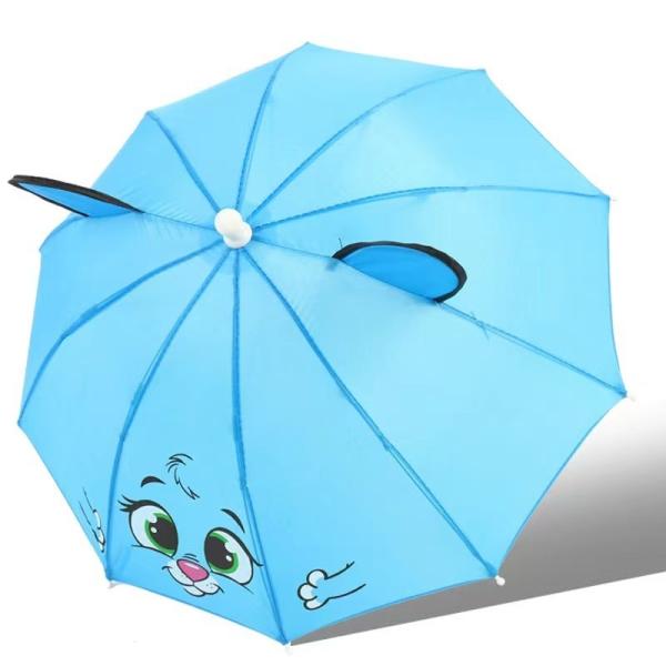 Quality Children Cute Umbrella Straight Design 8K Ribs Printed Logo Nylon Polyester for sale