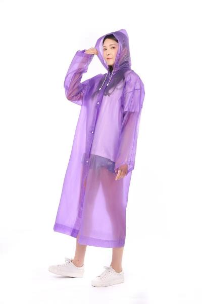 Quality Single-person Rainwear Thickened EVA Non-disposable Adult Poncho for Outdoor for sale