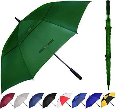 Cina Controllo semiautomatico tutto in una funzione Custom Logo Golf ombrello con grande baldacchino in vendita