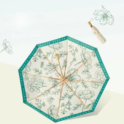 China Impressão de flores em estilo clássico em madeira com um guarda-chuva para decoração de casamento à venda