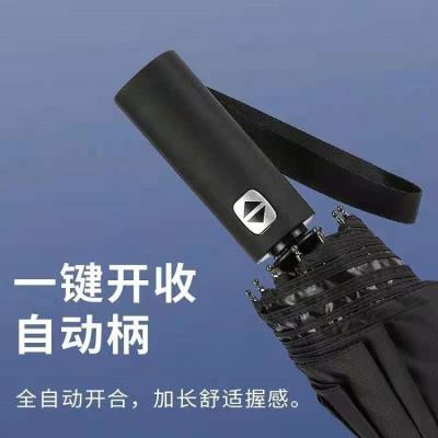China 100cm de diâmetro aberto guarda-chuva reta para logotipo personalizado 3 dobrável 12k aberto automático à venda
