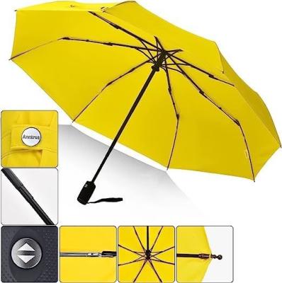 中国 ファッション3 折りたたみ 12K 自動オープン カスタマイズされたロゴ 雨の防水傘 販売のため