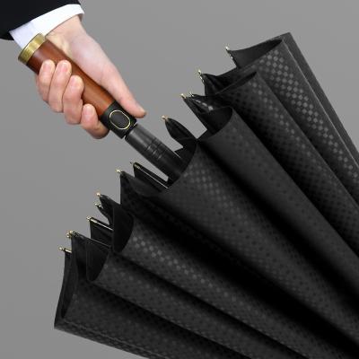 China Retro Style Straight Umbrella Gentleman's Long Handle and Businessmen's Favorite for sale