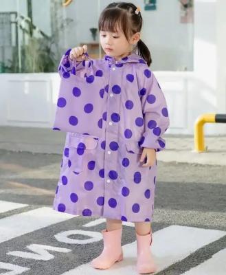 Cina Cappotto da ragazza da cartone animato Abbigliamento da sole stile poncho per bambini 100% tessuto EVA in vendita