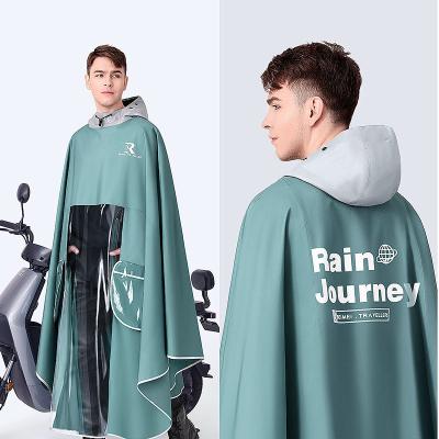 China Long Body Single Rain Poncho for Universal Adults Riding Electric Battery Cars in 2023 for sale