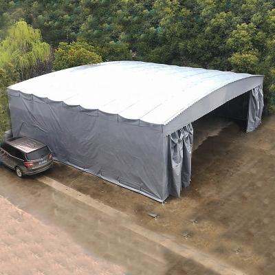 Cina Tenda Push-Pull a tela pieghevole su misura per la protezione da ombrello esterno in vendita