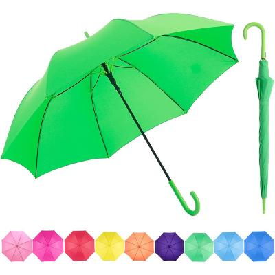 Cina Full Fiber Customized Integrated Bending Handle Golf Umbrella Pubblicità aperta automatica in vendita