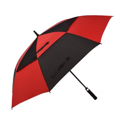 Cina Logo personalizzato 8-Bone Automatic Double-Layer Golf Ombrello Maschile per Giorni Tempestosi in vendita