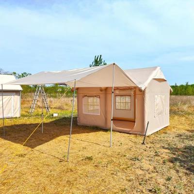 Cina Tenda a tela gonfiabile per turisti in tela grande per campeggio in famiglia all'aperto in vendita