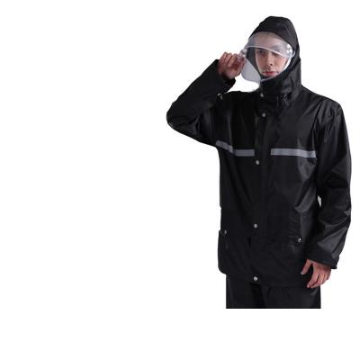 Cina Pantaloni da pioggia e pantaloni da pioggia personalizzati con corpo riflettente a doppio spessore in vendita
