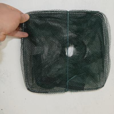 China Double Knot Shrimp Cage Fishing Net Hand Cast Tool for Lobster Crab Eel Umbrella for sale