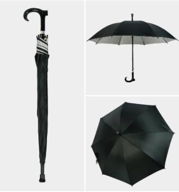 Cina 108 cm di diametro aperto ombrello dritto con penna bastone da passeggio con modello riflettente in vendita