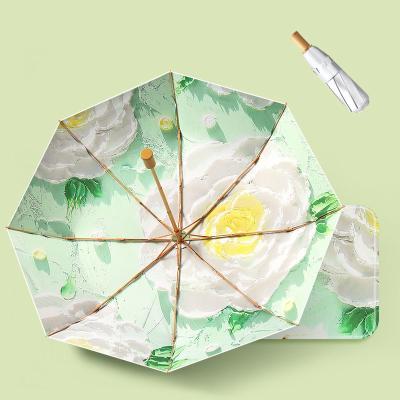 中国 8 骨 手 オープン インク 絵 日焼け止め 傘 オールインワン 機能 特殊 ハンドル 販売のため