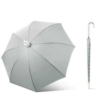 China Travel Companion Straight Umbrella with Anti Drip Plastic Sleeve Cover J Stick Handle for sale
