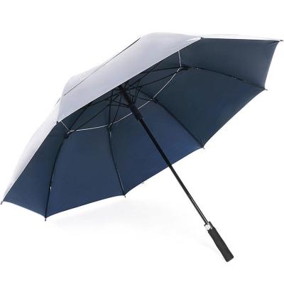 China Double Layer Golf Umbrella The Latest Titanium Silver Invention for Cross-Border Supply for sale