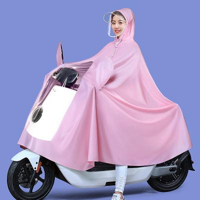 China Custom Logo Printing Rain Poncho for Men and Women Riding Battery Car or Bicycle for sale