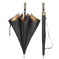 China Straight Pattern Golf Size Rain Umbrella with EVA Soft Handle and Silver Coating for sale