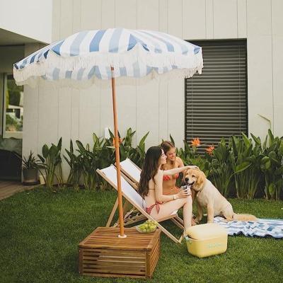 Cina Grande tenda da spiaggia portabile con ombrello solare anti-UV con telaio in fibra di vetro con logo personalizzato in vendita