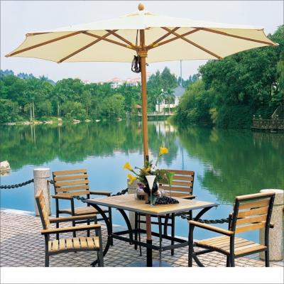 Cina Consigli di plastica spiaggia di legno patio caffè giardino piscina esterno ristorante ombrello tutto in 1 in vendita