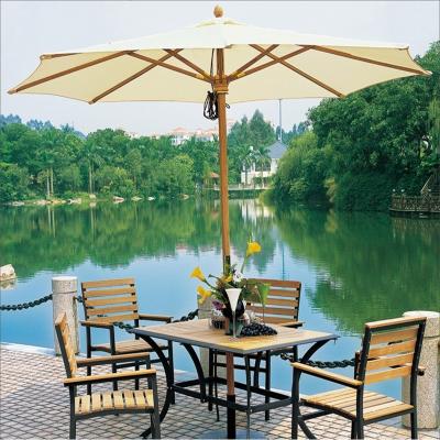 Cina Consigli di plastica spiaggia di legno patio caffè giardino piscina esterno ristorante ombrello tutto in 1 in vendita