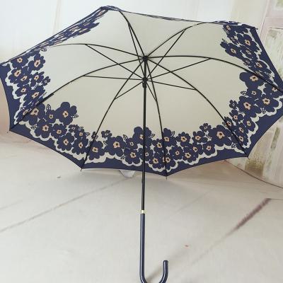 China Fiberglass Frame Straight Pole Advertising Umbrella with Customized Color and Logo for sale