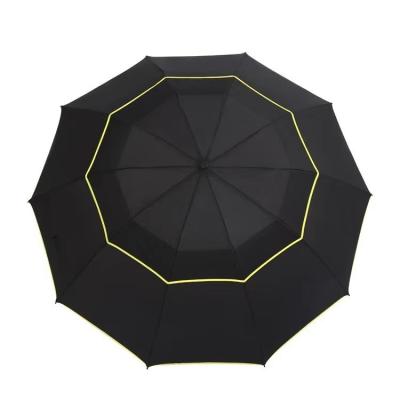 Cina Ombrello aziendale a colori solidi con logo stampato doppio design pieghevole di diametro aperto 106cm in vendita