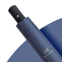 China 190T Pongee Fabric Customized Logo Printed Strong Frame Automatic Windproof Umbrella for sale