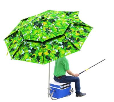 Cina Double Leaf rinforzato 2 M 2.4 M Plegabile Protezione universale contro la pioggia Parasole da sole in vendita