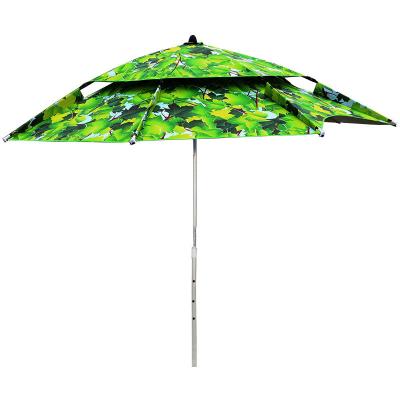 Cina Double Leaf rinforzato 2 M 2.4 M Plegabile Protezione universale contro la pioggia Parasole da sole in vendita