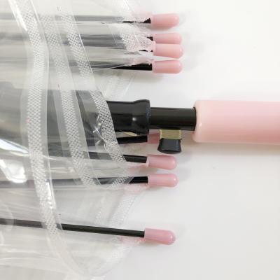 Cina Manico in plastica personalizzato Professionale POE Chiaro Compatto Sakura Ombrello per viaggi in vendita