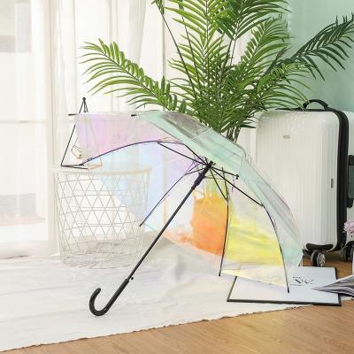 Cina Disegno artigianale Effetto luccicante Magia Cambiamento di colore Umbrella POE riflettente multicolore in vendita