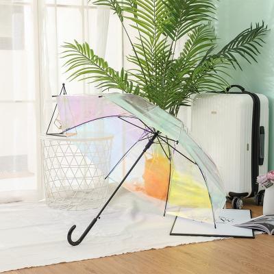 Cina Disegno artigianale Effetto luccicante Magia Cambiamento di colore Umbrella POE riflettente multicolore in vendita