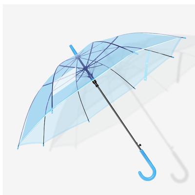 China Promoção Publicidade Um guarda-chuva de PVC com logotipo personalizado e moldura de metal preto à venda