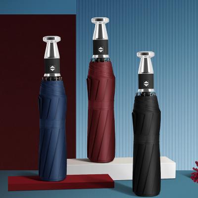 Китай Custom Logo Strong Frame Automatic Folding Umbrellas для защиты от дождя и солнца продается