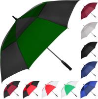 China Double Layer Golf Umbrella with Auto Open Hand Close and Personalized Pattern Printing for sale