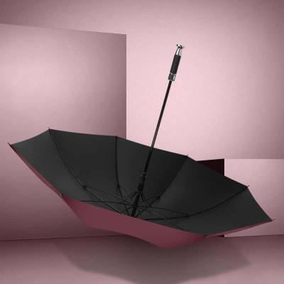 China Um guarda-chuva de golfe para adultos de estilo minimalista com impressão de logotipo personalizado e função de bloqueio UV à venda