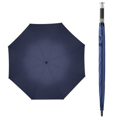 China Um guarda-chuva de golfe para adultos de estilo minimalista com impressão de logotipo personalizado e função de bloqueio UV à venda