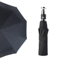 China Popular Design Automatic 10ribs Triple Folding Umbrella with Customized Logo Printed for sale