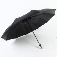 China Popular Design Automatic 10ribs Triple Folding Umbrella with Customized Logo Printed for sale