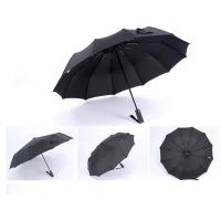China Triple Folding Umbrella with Customized Logo Fully-automatic UV Block 12k Strong Frame for sale