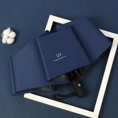 Cina Ombrello pubblicitario triplo per esterni con logo personalizzato e funzione anti-UV in vendita