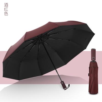 Cina Logo personalizzato stampato UV Blocco a prova di vento Minimalismo stile gomma Rivestito Manico Ombrello in vendita