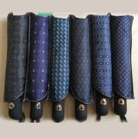 China Three-folding Umbrella Semi Automatic Open and Close Unique Design Three-fold Pattern for sale