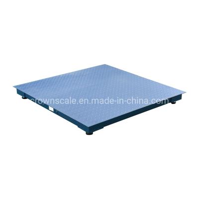 China 1mx1m 5000kg Low Profile Floor Scale Platform Scale for sale