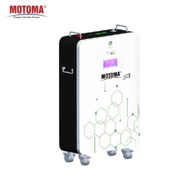 Κίνα Τοποθετημένο 200Ah 48V LiFePO4 πακέτο μπαταριών MOTOMA τοίχος για από το κατοικημένο ηλιακό σύστημα πλέγματος προς πώληση