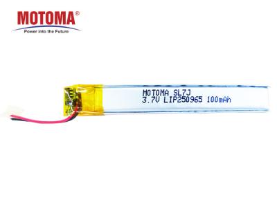 Китай Изогнутые батареи Motoma, батарея лития 3.7V 100mah для умных стекел продается