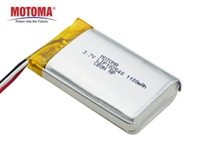 Cina Batteria 1100mah 3.7V 10*25*40mm dell'inseguitore di GPS di densità di alta energia in vendita